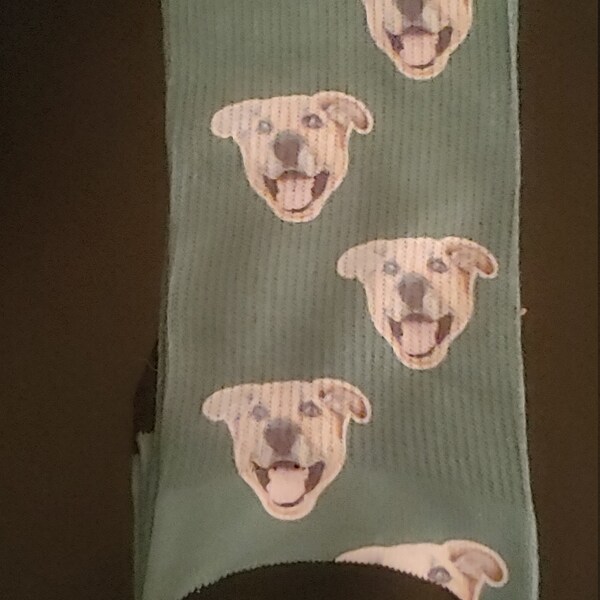 Custom Dog Socks, Personalized Pet Photo Socks Customized Cute Dog Cat ...