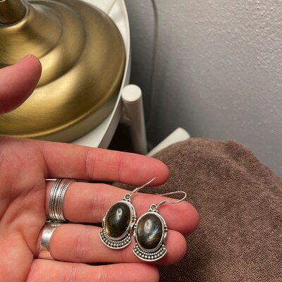 Multi Stone Silver Ring Beautiful Design Ring Boho Stone - Etsy