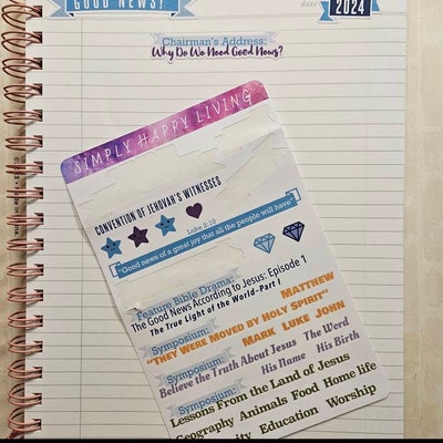 TALK TITLE STICKERS Declare the Good News 2024 Regional Convention of ...