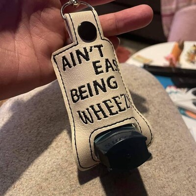 Ain't Easy Being Wheezy Personalized/monogrammed Asthma Inhaler Case ...