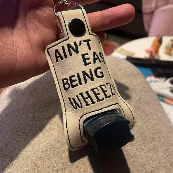 Ain't Easy Being Wheezy Personalized/monogrammed Asthma Inhaler Case ...