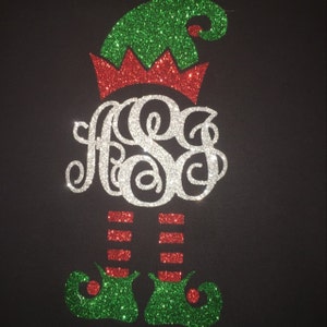 Elf Monogram Svg, Christmas Elf Svg, Elf Svg, Girl Elf Svg, SVG, DXF ...