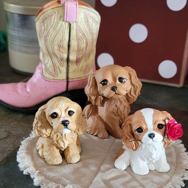 Cocker Spaniel Resin Hand Sculpt Furevercollectible - Etsy
