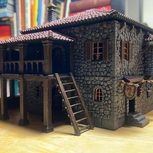 Dnd Terrain the Brig Ship Dwarves, Elves and Demons 28mm Miniature D&D ...