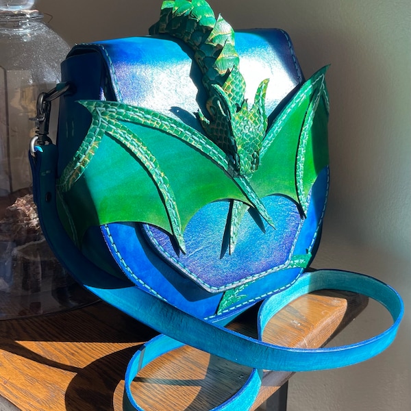 PDF & DXF Leather Dragon Hunter Bag PDF Pattern - Etsy