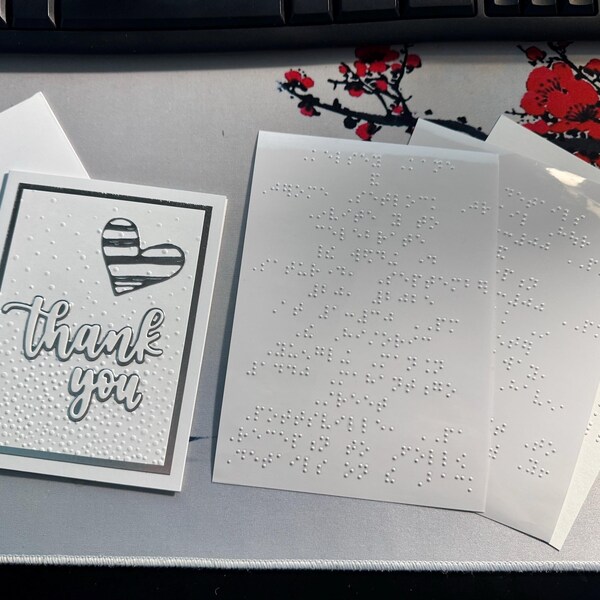 Customizable Braille Card Inserts and Labels - Etsy