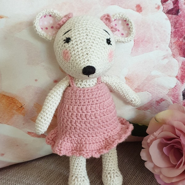 Millie the Mouse PDF Amigurumi Crochet PATTERN ONLY in English ...