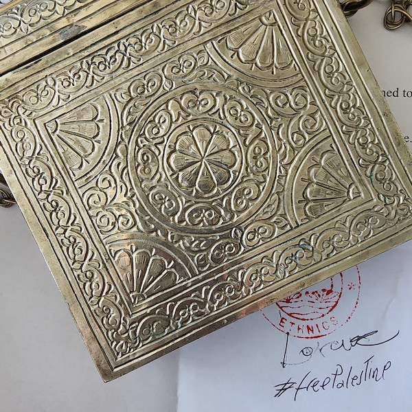 Antique South Indian High Grade Silver Openable Prayer Box, Indian ...