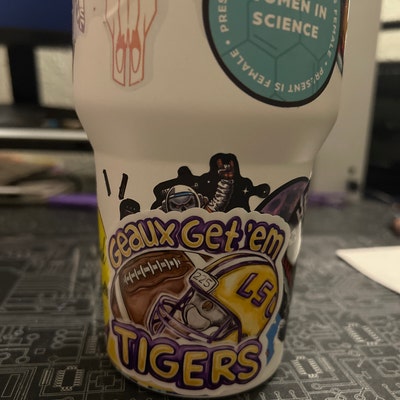 LSU Tiger Head Acrylic Ornament Home Malone, New Orleans Art, Kristin ...