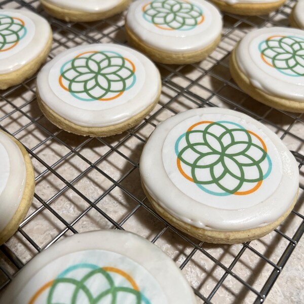 Valentines Day Themed Custom Edible Cookie & Cupcake Topper | Frosting ...