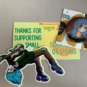 Sally Face Sticker - Etsy