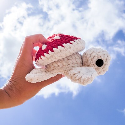 Crochet Pattern Myrtle the Turtle Turtle Crochet Pattern Mushroom ...