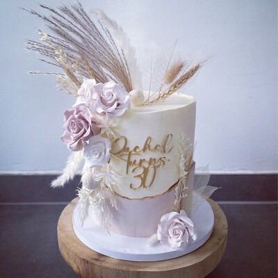 Happy Birthday Cake Charm Cake Charms Personalised Various Sizes ...