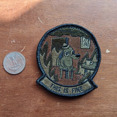 This is Fine OCP Embroidered Morale Patch - Etsy