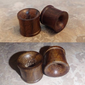 PAIR of Unique Organic Ebony Wood Spiral Tapers/plugs Gauges 4g 5mm Thru 0000 12mm Available - Etsy