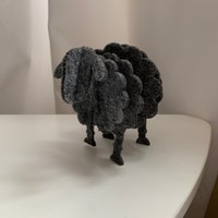 Clever Irish Hand Made 3D Sheep Shape Felt Coaster Quirky Gadget Irish ...