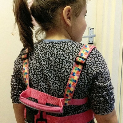 Child Safety Harness With Adjustable Leash, Autism Harness, Special ...
