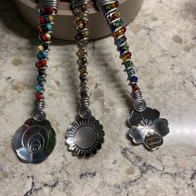 Serving Spoons Beaded and Wired 1 - Etsy