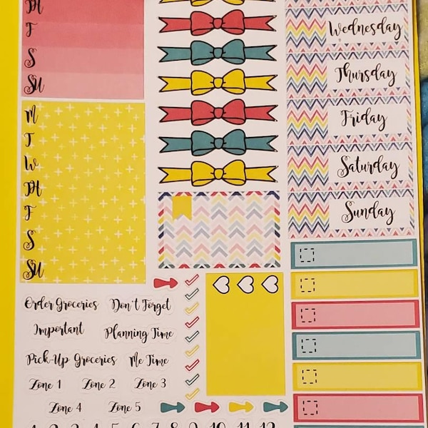 Habit 2 Checkoff Stickers Color Coding Stickers Functional Stickers ...