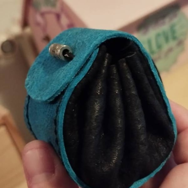 PDF Pattern. Leather Drawstring Coin Pouch - Etsy