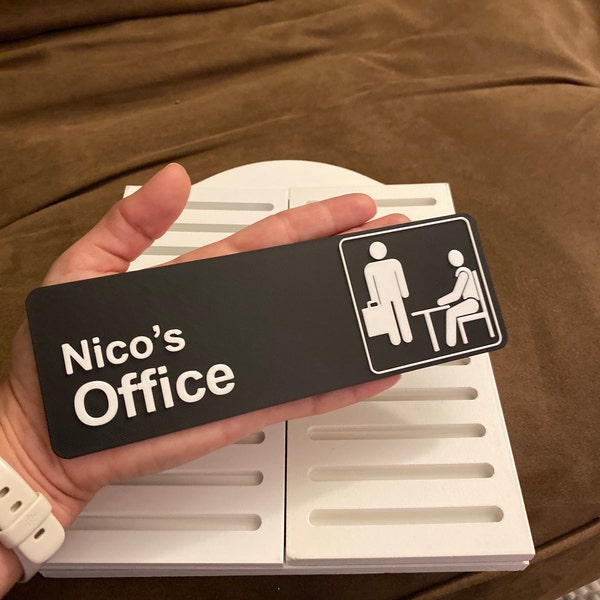 Customizable 3D Printed "the Office" TV Show Sign and Magnets - Etsy
