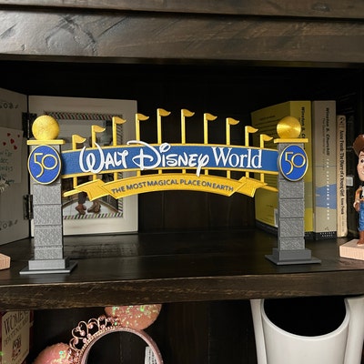 Walt Disney World Resort Entrance Archway Inspired Miniature Replica ...