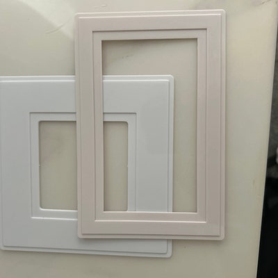 Finger Plates Light Switch Single and Double Plug Socket Surround Panel ...