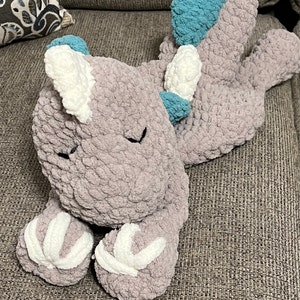 Sleepy Snuggle-saurus Rag Doll Crochet PATTERN / Rag Doll - Etsy