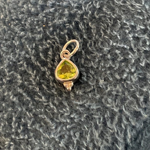 Natural Amethyst Double Drop Loop Spacer Link Connector, 18k Gold ...