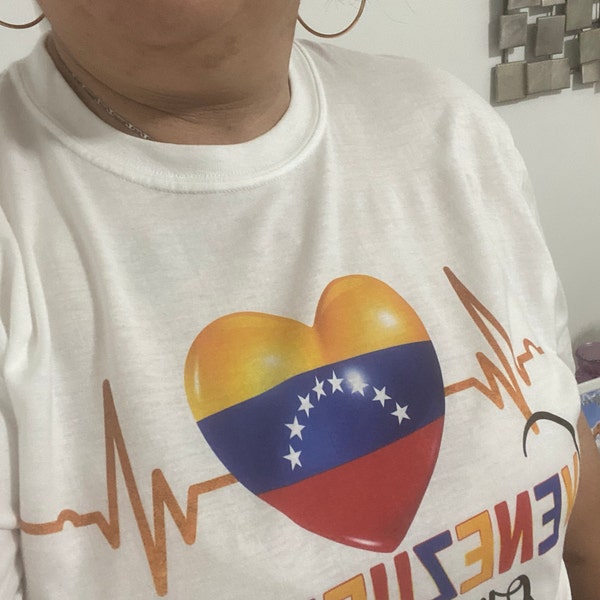 Venezuela en mi Corazon, Venezuela, Regalo para venezolano, Bandera de ...