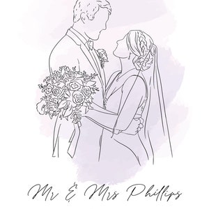 CUSTOM LINE DRAWING Custom Illustration Digital Art Line - Etsy