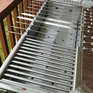 Large Heavy-duty STAINLESS Steel BBQ Grill / MANGAL 11 Ga - Etsy