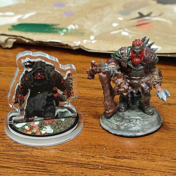 Briallyn Gold Leaf Satyr Miniature Wild Hunt Mammoth Factory D&D 5e ...