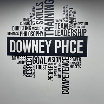 BIG OFFICE Wall Vinyl Decal hello & Welcome, Textual Decal - Etsy