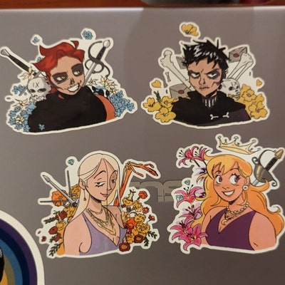 Gideon the Ninth 3x3 Six Sticker Bundle - Etsy