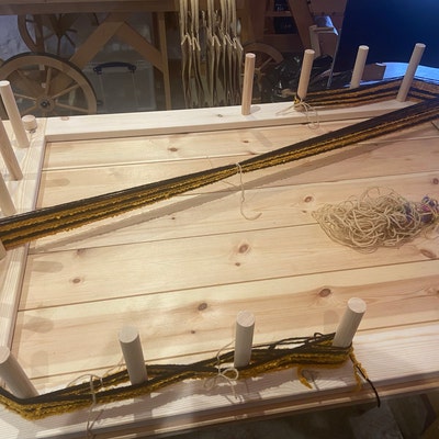 W002 Warping Board up to 12m PINE Weaving Loom Yarn Frame Handmade - Etsy