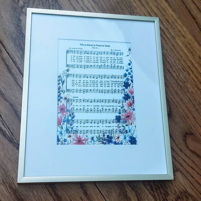 Printable Hand-drawn PSALM 23 Scripture Memory Bible Verse Cards color ...