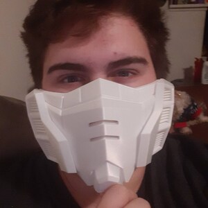 Anime Battle Mech Cosplay Mask Made in US Fast Shipping 3D Printed ...