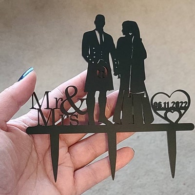 Custom Hindu Wedding Cake Topper, Personalised Indian Cake Topper ...