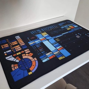 Matrix Code World Map LED Gaming Mouse Pad, Desk Mat, Great Gift F ...