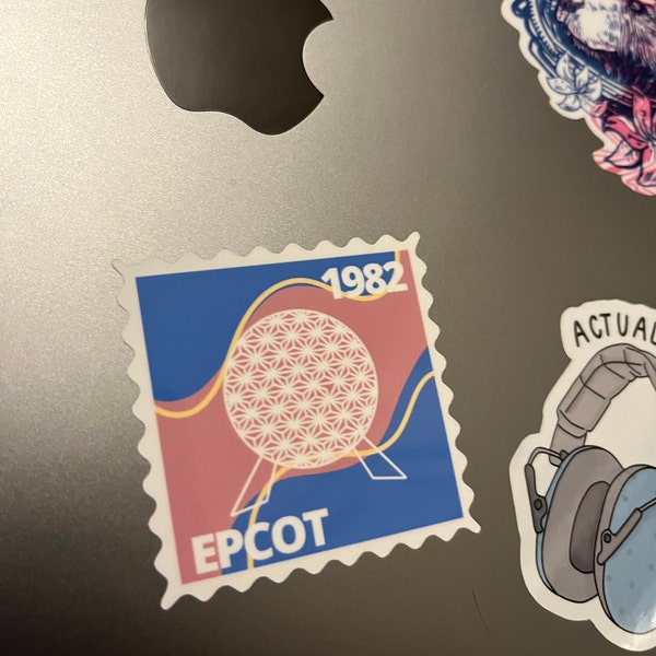 Epcot-inspired Stamp Sticker| Epcot Spaceship Earth Sticker| Epcot Ball ...