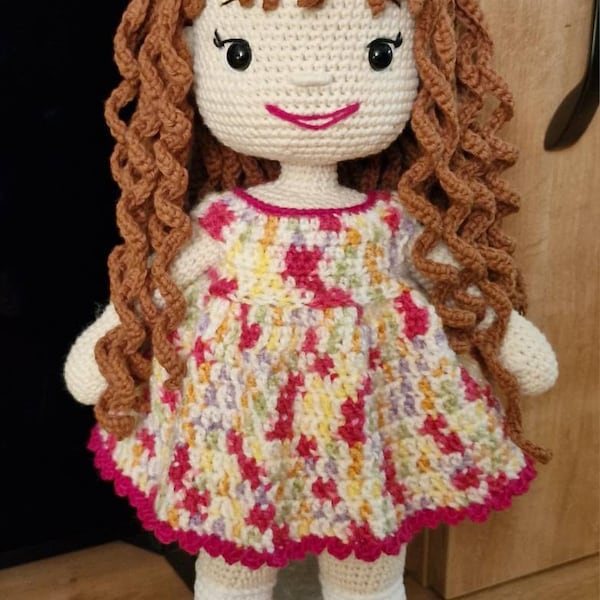 Rose Crochet Doll Pattern, Amigurumi Doll Pattern, Amigurumi Tutorial ...