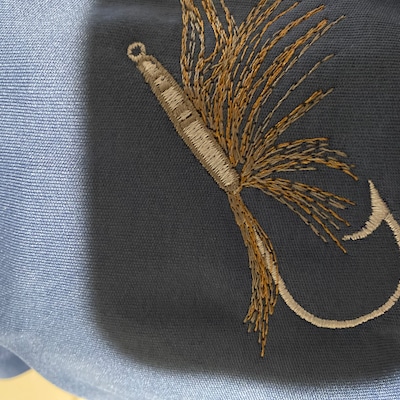 Fly Fishing Lure Machine Embroidery Design - Etsy