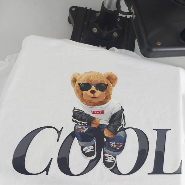 Cool Bear SVG | T-shirt Sublimation Design (digital Download) - Etsy