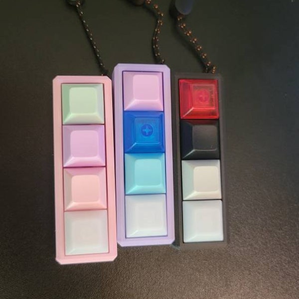 Mechanical Switch Clicky Fidget White Th W/ Strap Keyboard Switch, ASMR ...