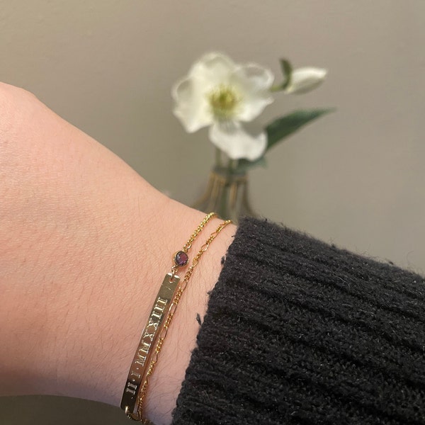 Quote Bracelet, Personalized Inspirational Bracelet, Custom Quote ...