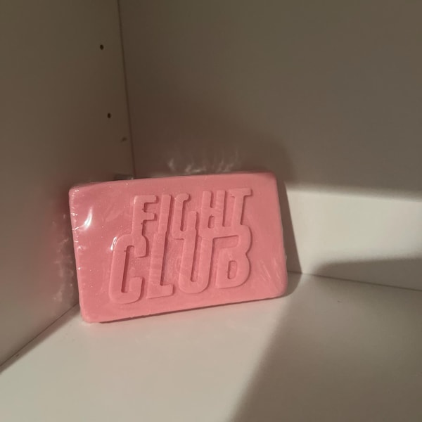 Fight Club Bar Soap Handmade | Gift Soap Funny Homemade Pink Fight Club ...