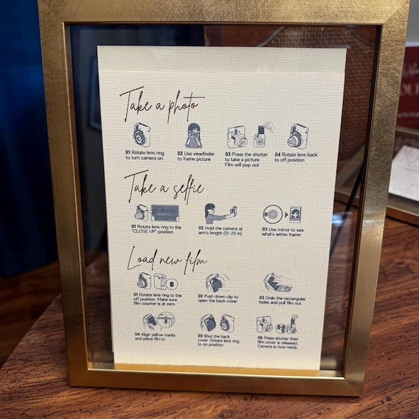 Wedding Time Capsule Sign Template Card, Message for Bride and Groom ...