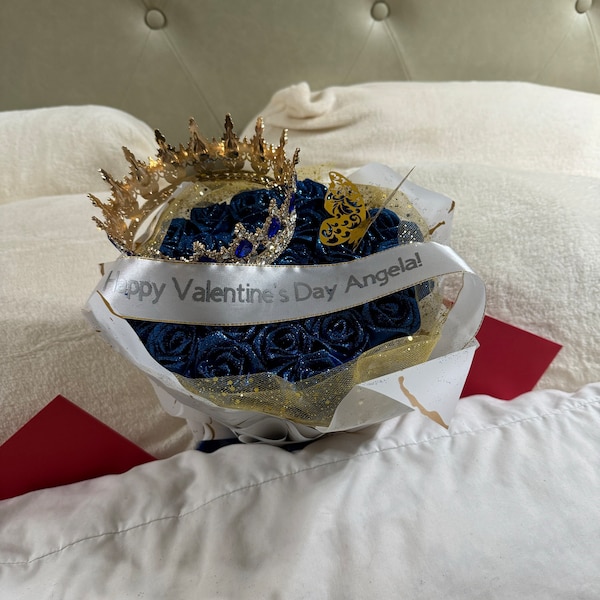 50 Rose Bouquet, Queen Bouquet, Eternal Rose Bouquet, Birthday Bouquet, Engagement Bouquet, Ever ...