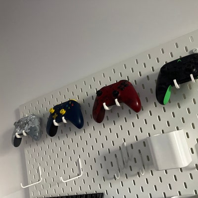 PS5/Xbox/PS4/Switch Pro Headphone mount Controller Halterung für IKEA Pegboard Skadis/Uppsel ...